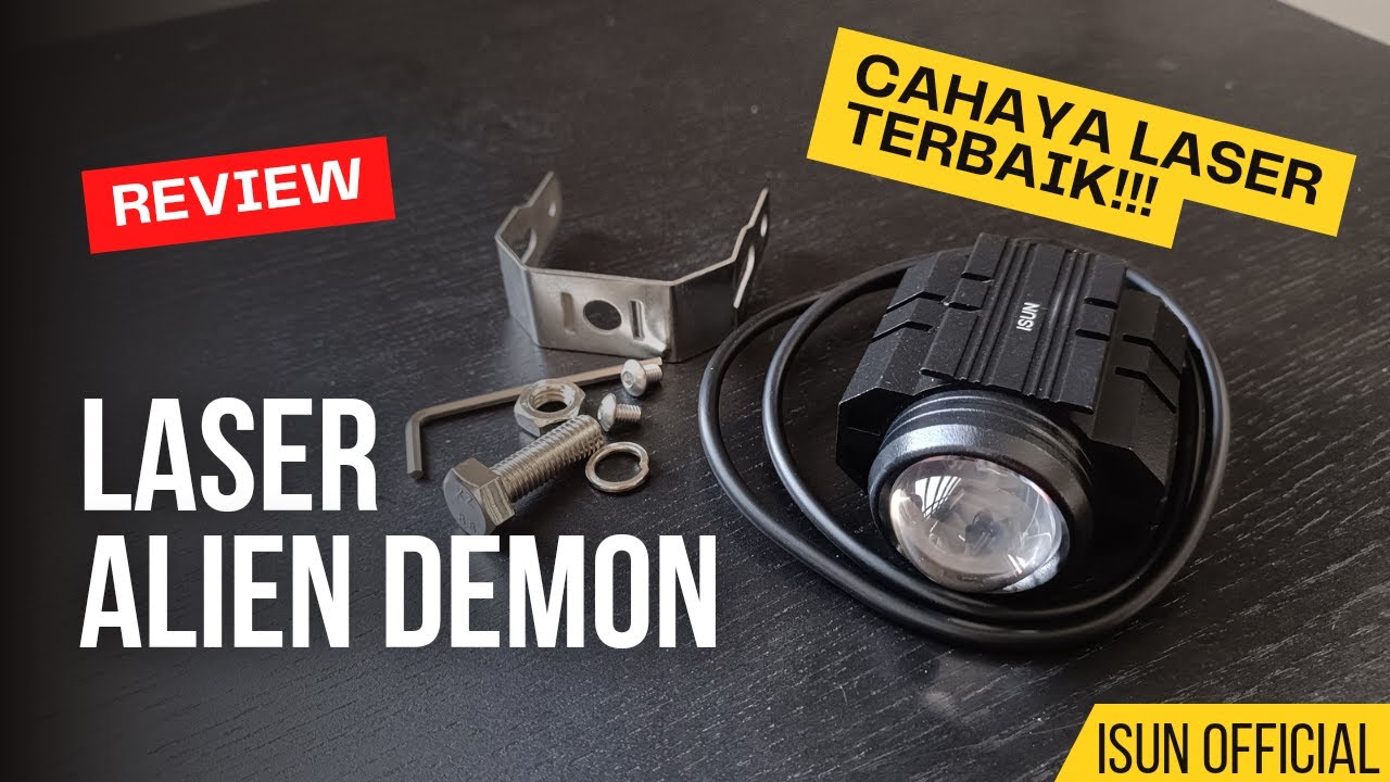 iSUN Lampu Tembak ALIEN Demon Eyes D2 CSP LED Projie Lens DC9-60V/20W ...