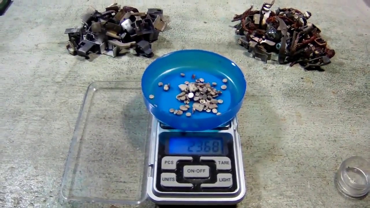 Silver Contacts Recovery & Refine Complete Process (long video, but ...