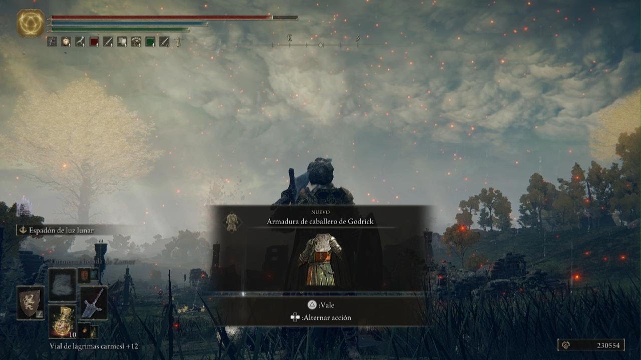 ELDEN RING armadura de caballero de Godrick - YouTube