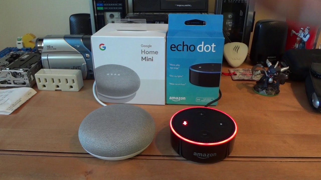 Comparison and Review of the Amazon Echo Dot and the Google Home Mini ...