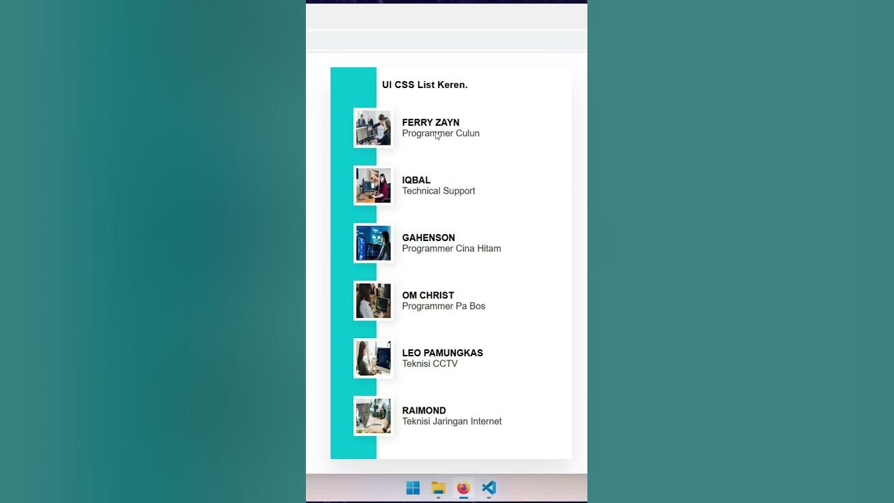 Part43 List Ui Design With Cool Hover Effect Using Html And Css Html Css Javascript Youtube