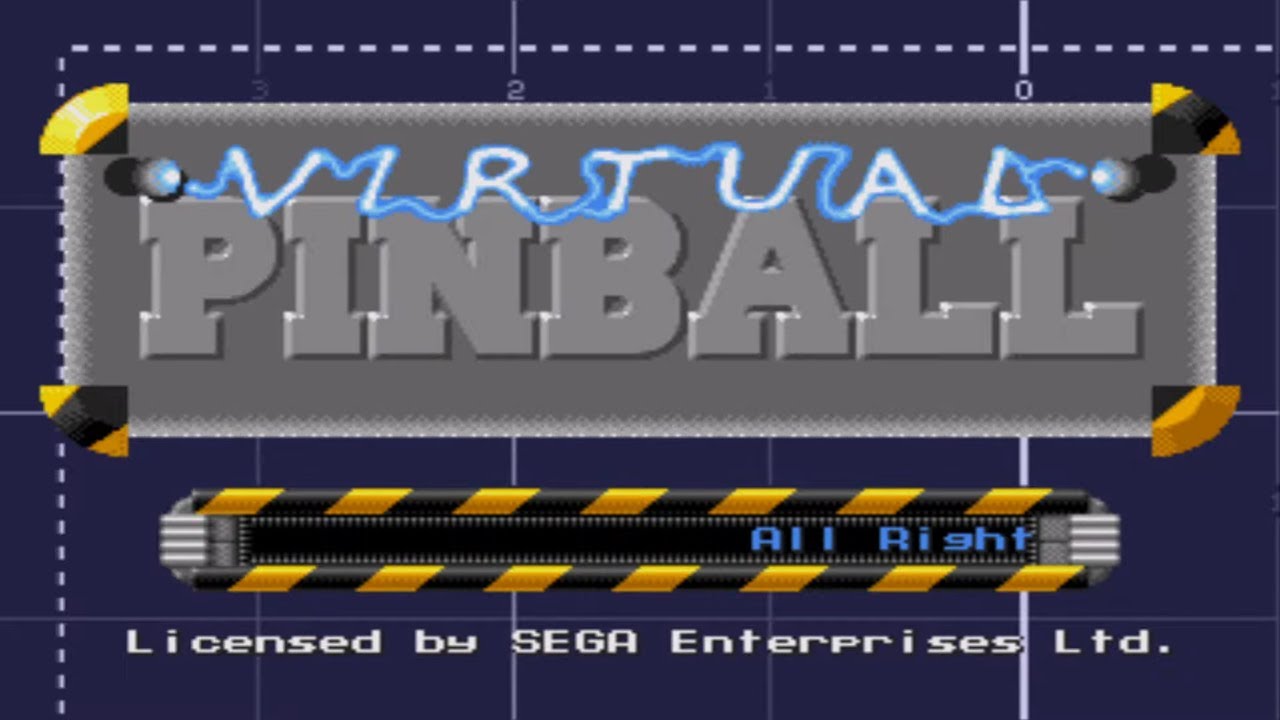 Virtual Pinball - Mega Drive - Genesis - Gameplay - YouTube