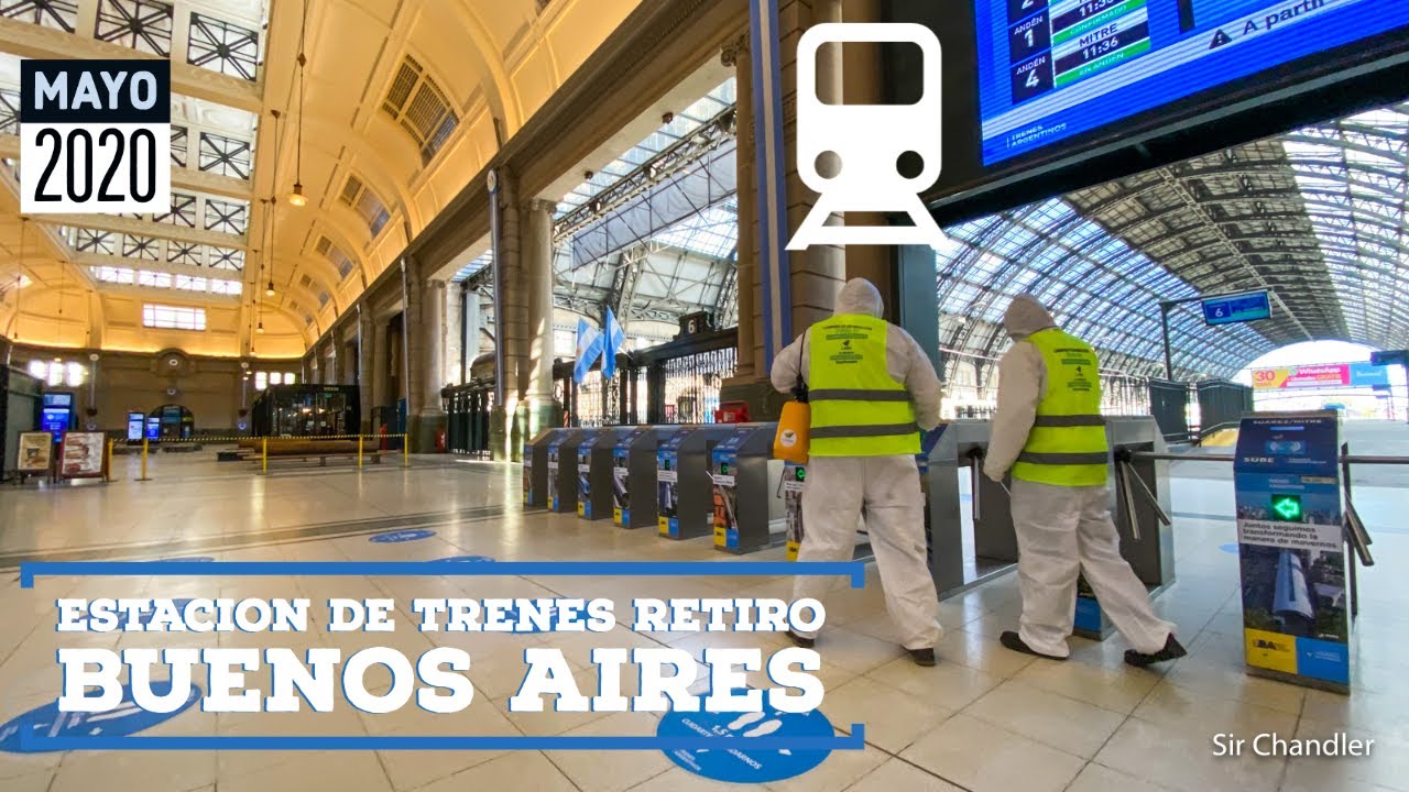 Retiro - estación de trenes - Buenos Aires - YouTube