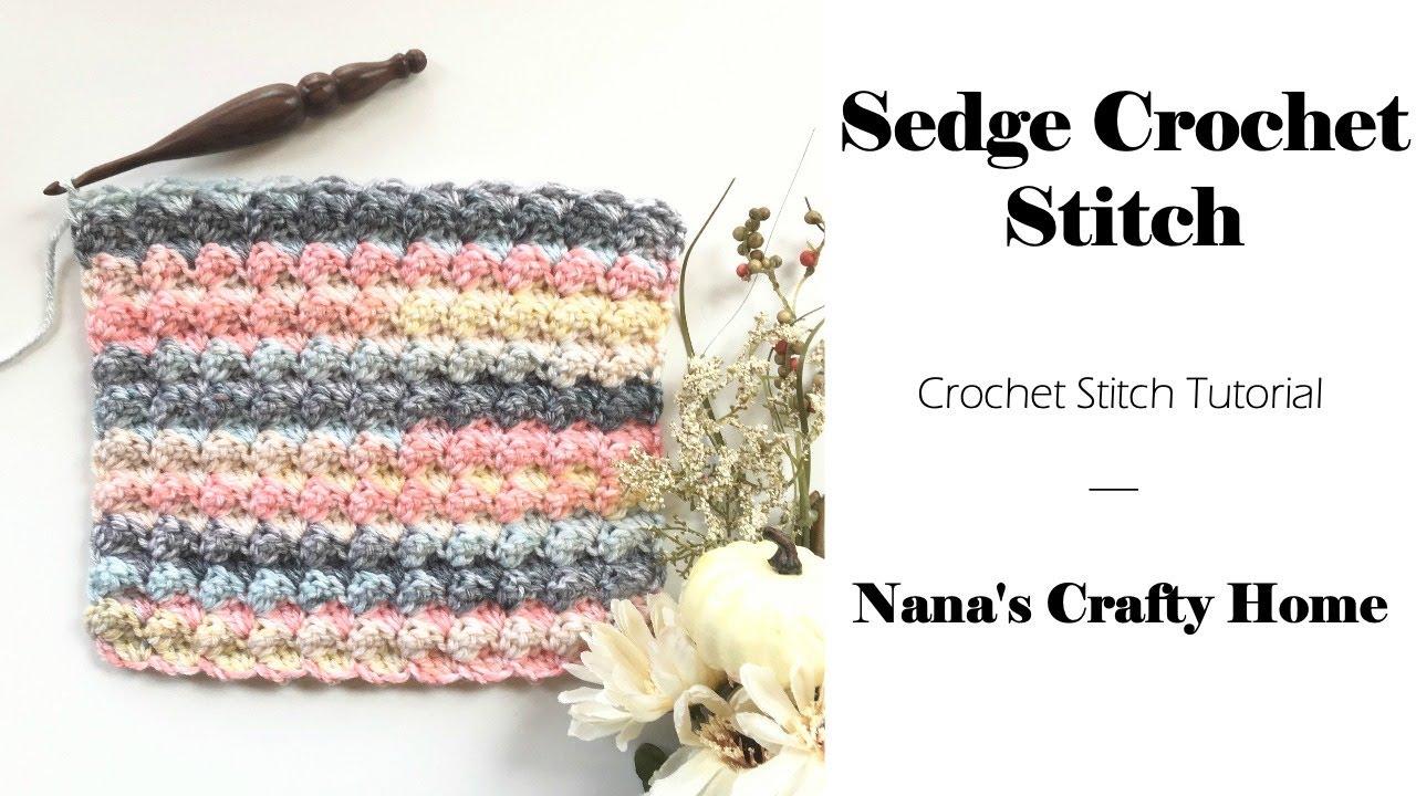 Sedge Crochet Stitch Tutorial - YouTube