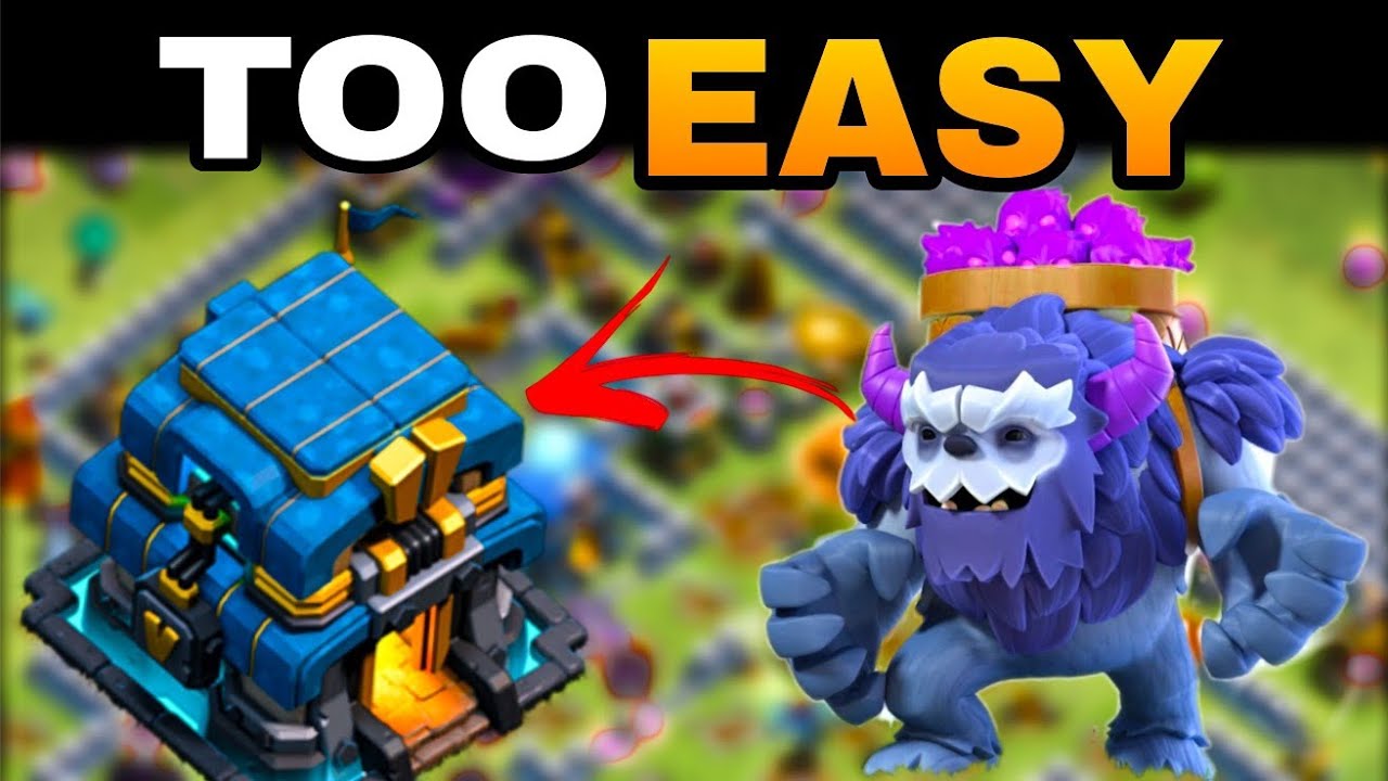 🔴 UNSTOPPABLE Yeti + Super wizard Combo at TH12 💥 | Easy 3 Star ...