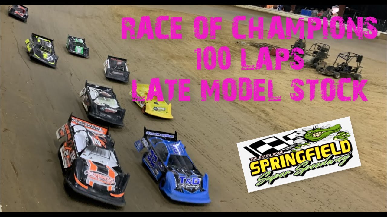 LATE MODEL 100 LAPS, Race Of Champions, 1/5 Scale RC Dirt Oval, - YouTube