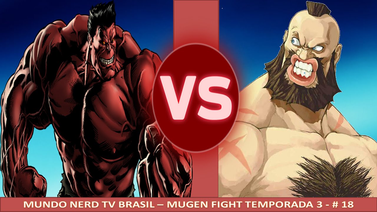 Inteligencia artificial Mugen#18 - ZANGIEF VS RED HULK - YouTube