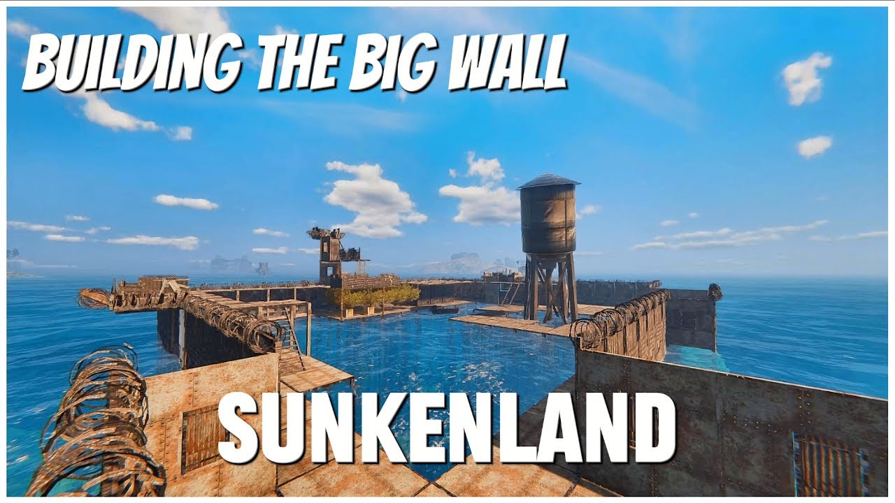 Building The Big Wall - Sunkenland - S2EP6 - YouTube