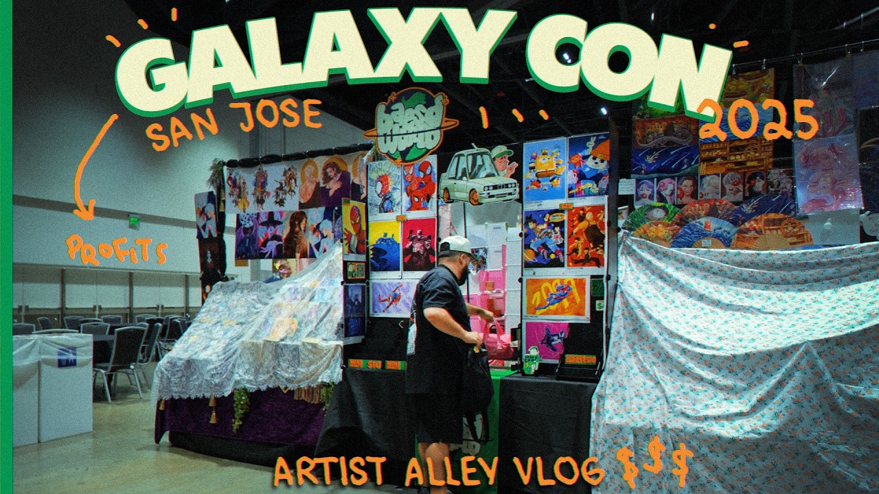 Why Was this Comic Con so Slow? | Galaxy Con San Jose 2025 🌎 Artist ...