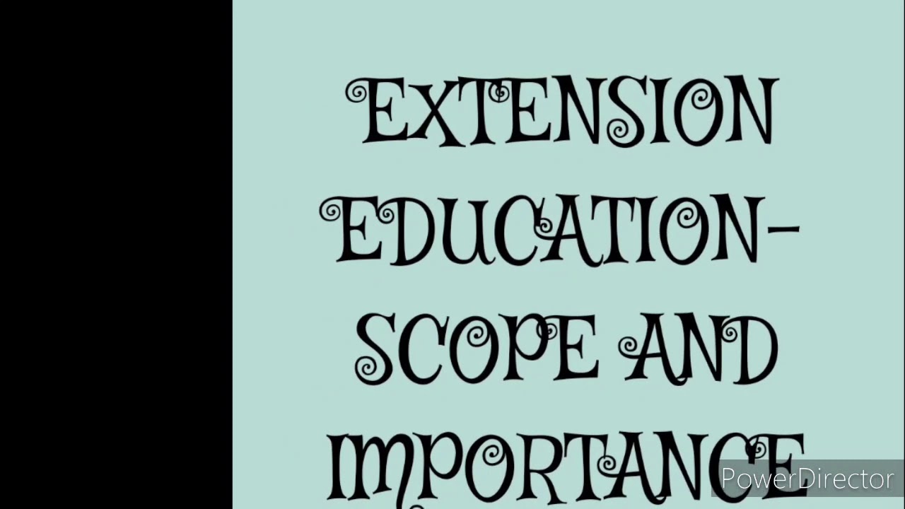 Scope And Objectives Of Extension Education YouTube scope-and-objectives-of-extension-education-youtube