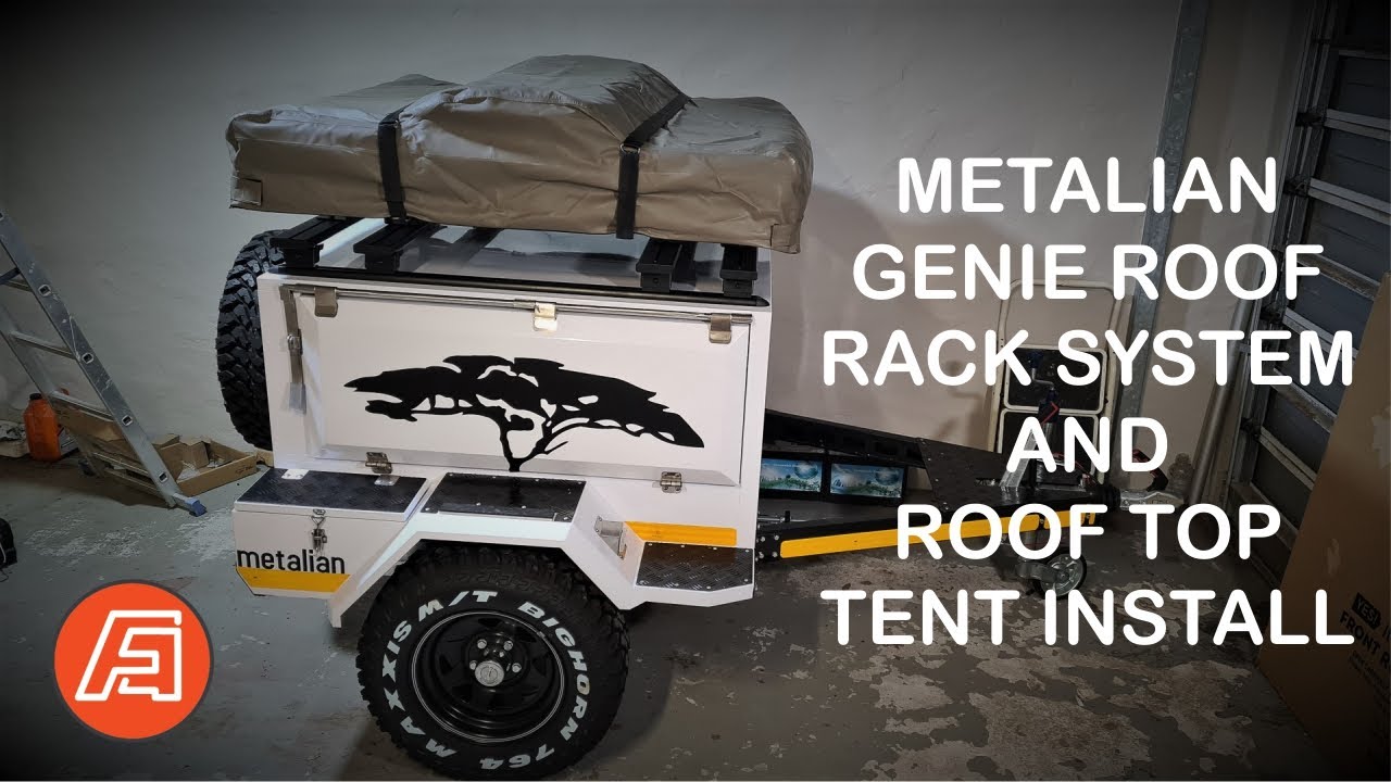 Metalian Genie Rack and Front Runner roof top tent install - YouTube