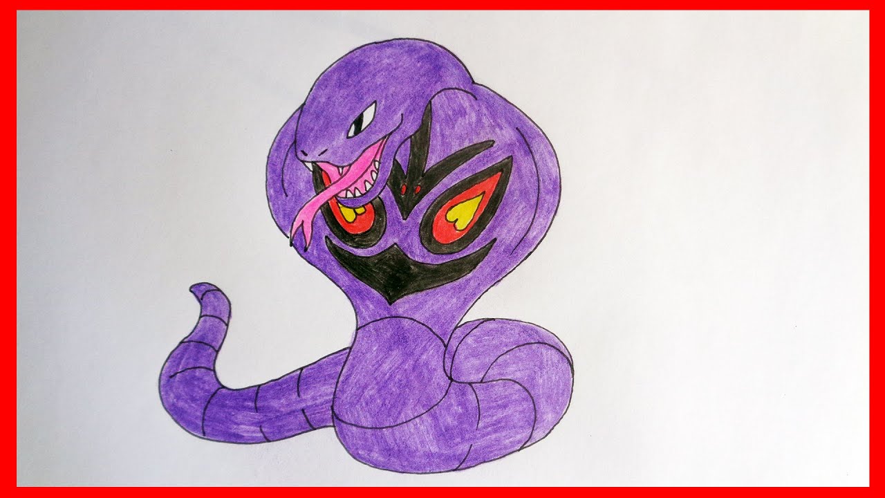 How to draw pokemon Arbok № 24 - YouTube
