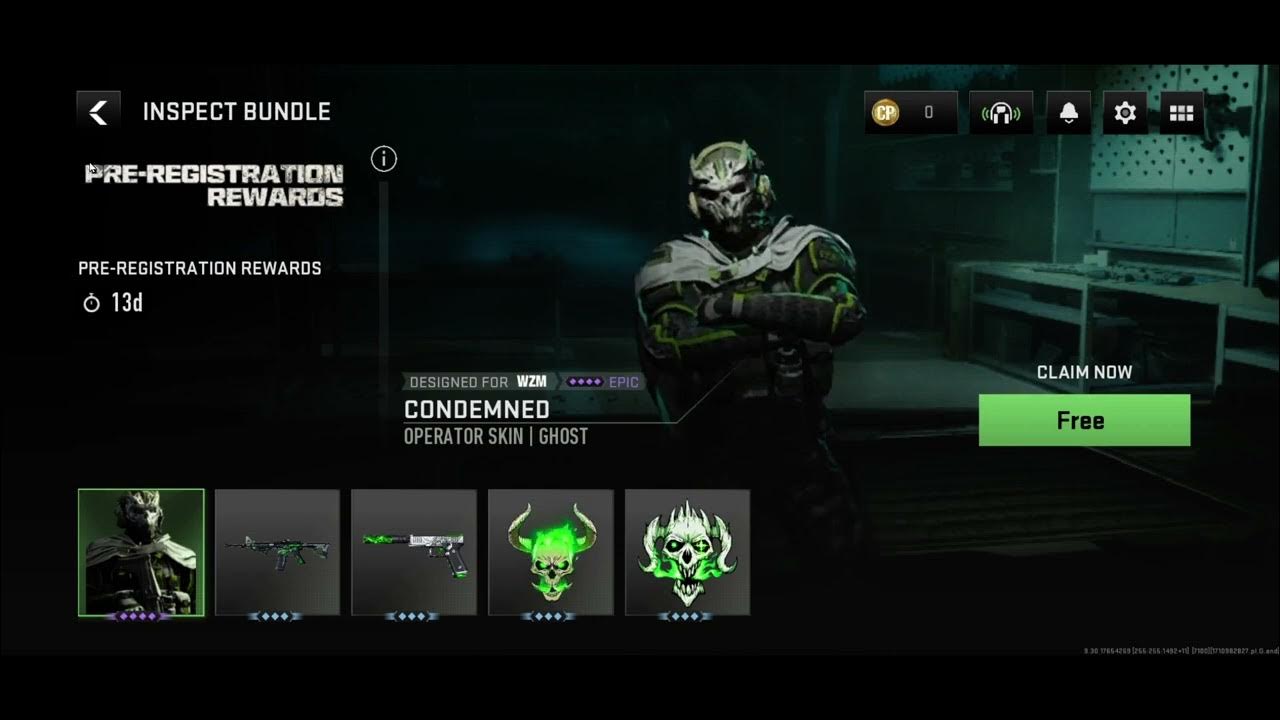 How to Get FREE Ghost Skin in COD Warzone Mobile - YouTube