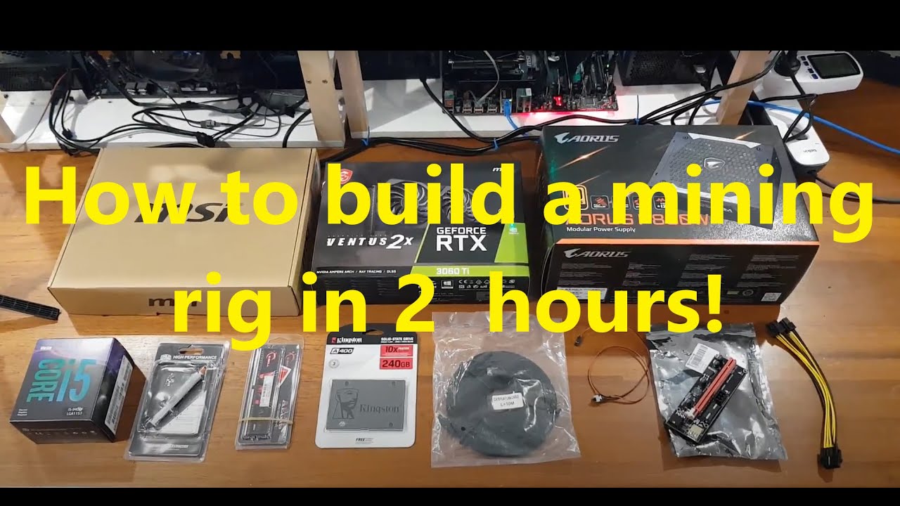 How to Build a Mining Rig in 2 hours | Step by step | Windows, Nicehash ...