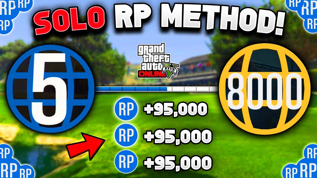 Easiest SOLO GTA 5 RP Method! *AFTER PATCH 1.70* Rank Up Very FAST! GTA ...