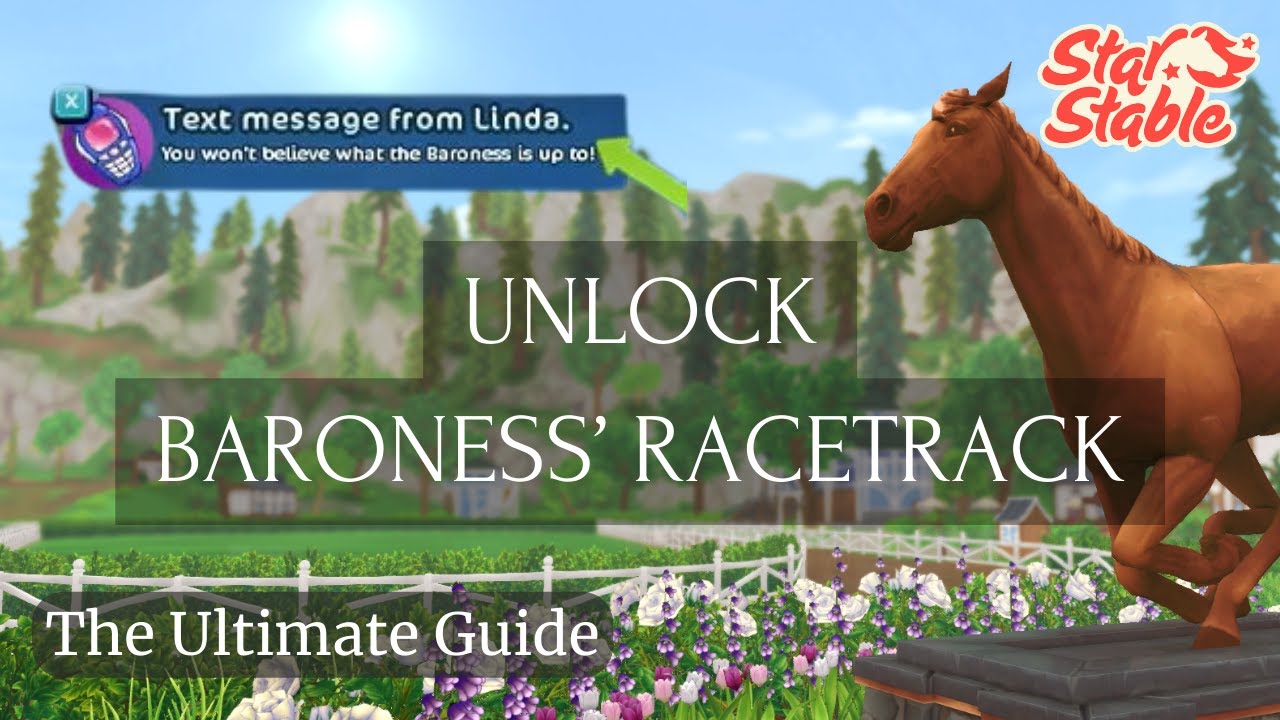 The Ultimate Guide to Unlocking BARONESS' RACETRACK in Star Stable ...
