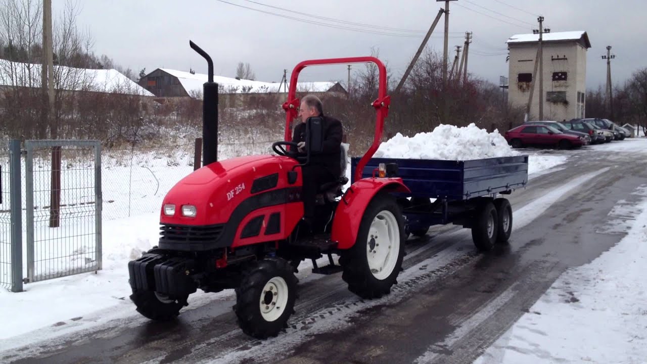Litechnija Dongfeng DF-254 su puspriekabe www.litechnija.lt - YouTube