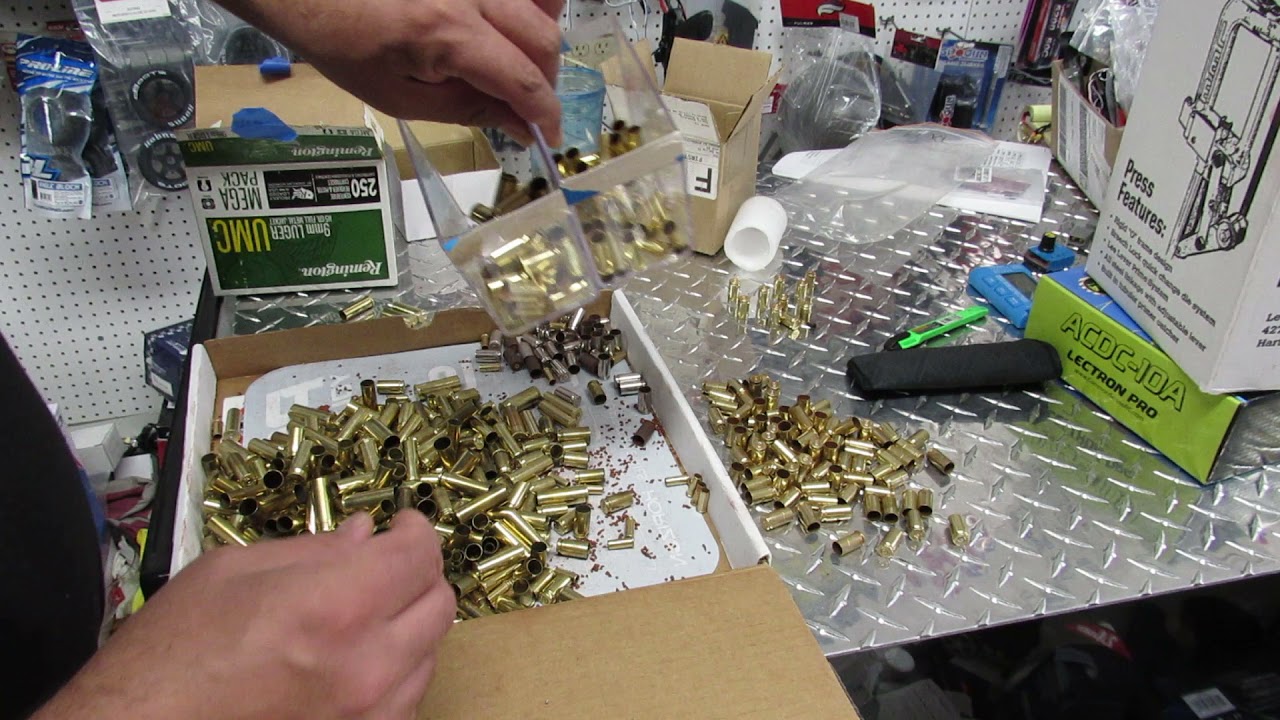 so this is how I start reloading part 1, sorting the brass. - YouTube