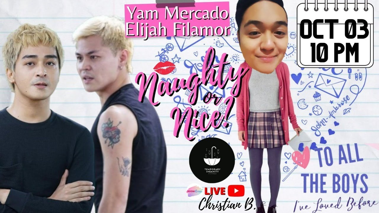 Naughty or Nice w/ YAM MERCADO & ELIJAH FILAMOR #NON - YouTube