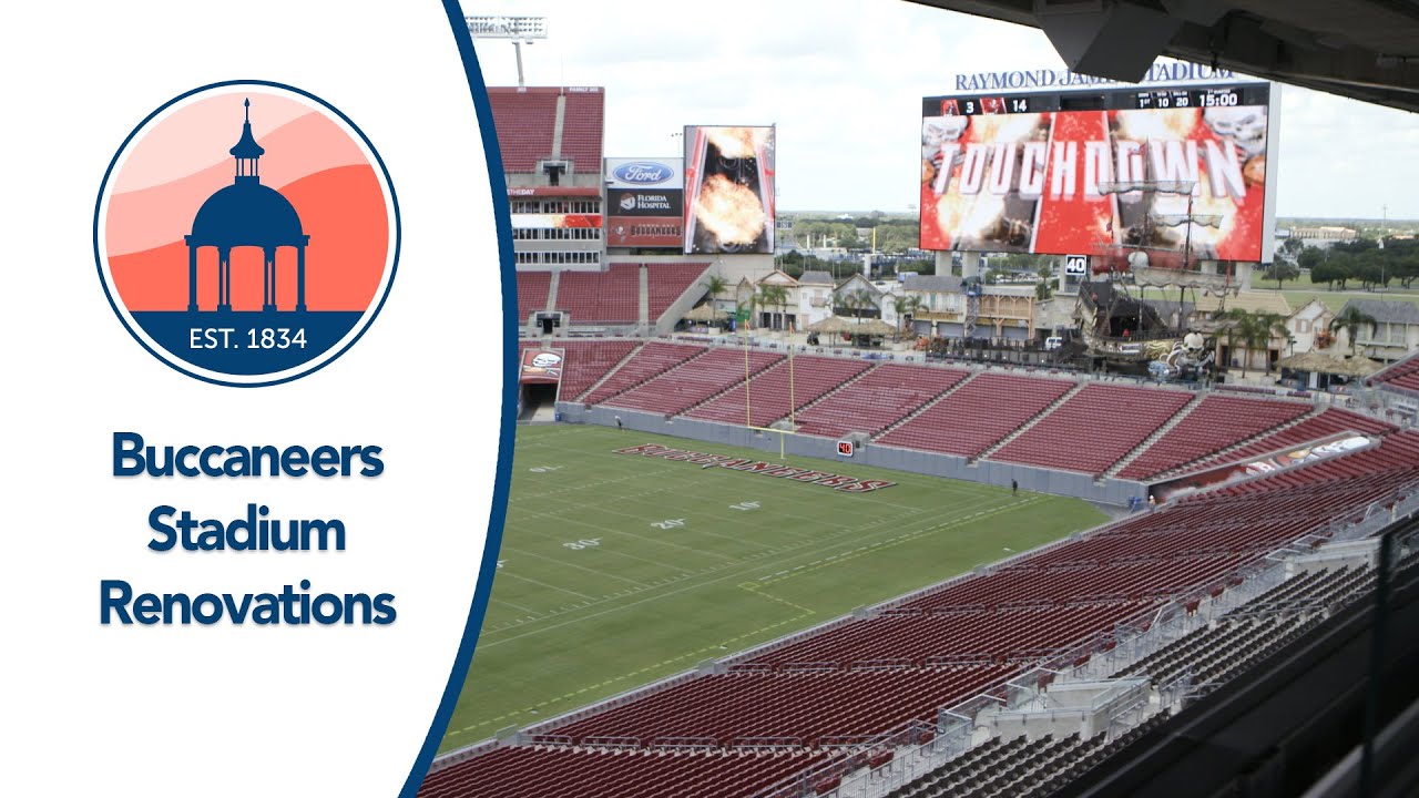 Buccaneers Stadium Renovations - YouTube