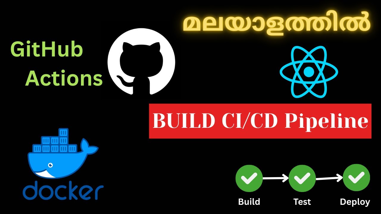 DevOps CI/CD Pipeline | - Basic CI/CD Pipeline with Docker and GitHub Actions Tutorial in മലയാളം ...