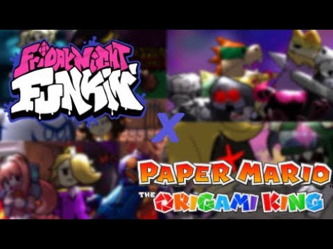 Fnf X The Origami King (Full remastered series part 2) {Finale} - YouTube