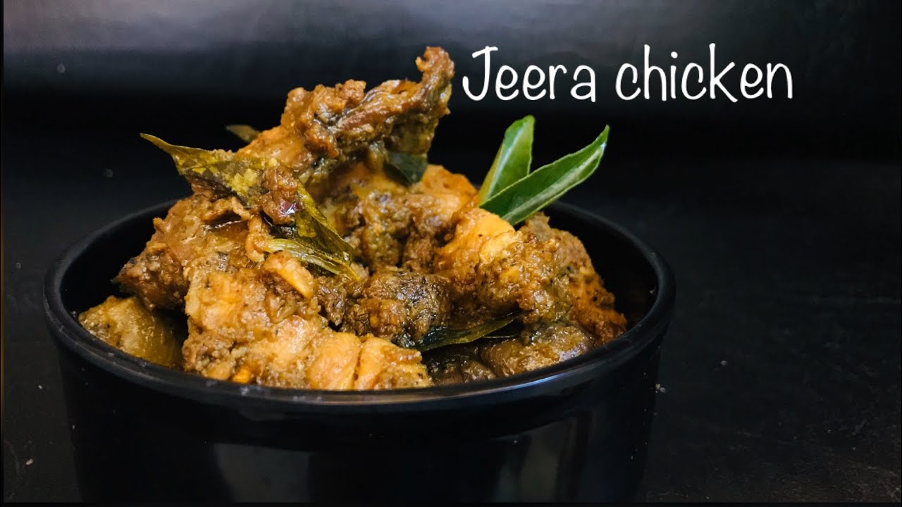 Jeera chicken||Easy chicken recipe||Less ingredients - YouTube