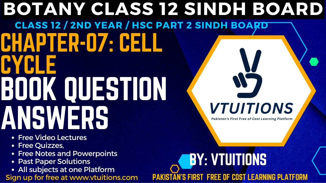 Book Question Answers | Chapter-07: Cell Cycle | Biology(Botany) XII ...