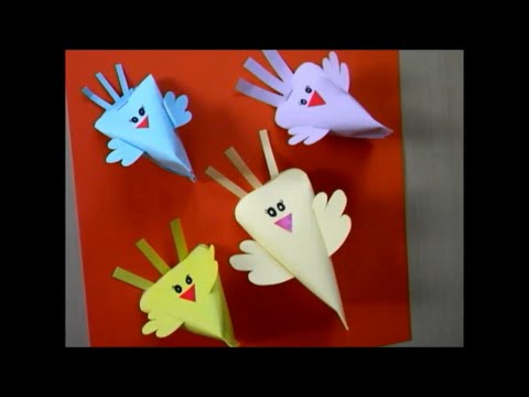 How to make a Paper Chicken - YouTube