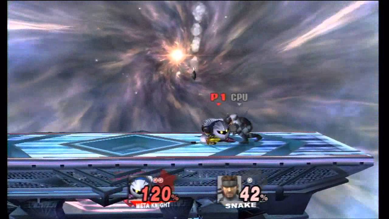 Super smash Bros Brawl - Super Smash Bros Brawl Meta Knight vs Snake ...