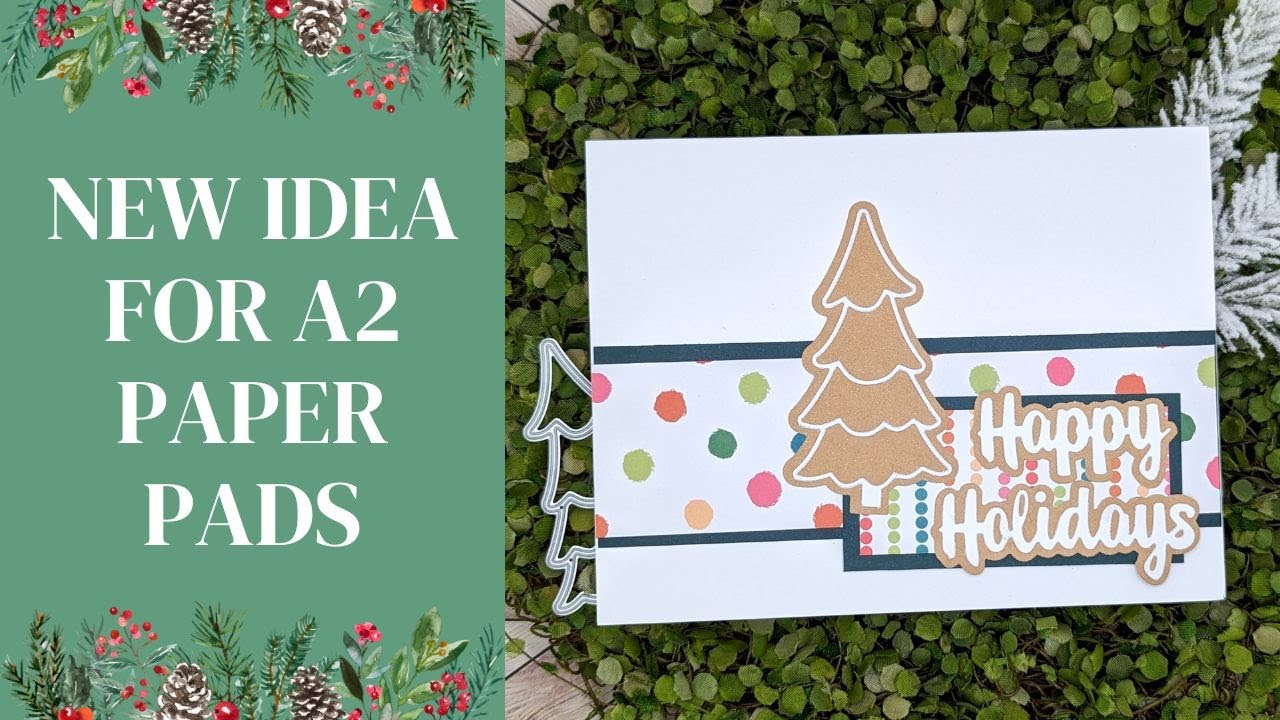 An Idea for those A2 Paper Stacks | Paper Busting Template - YouTube