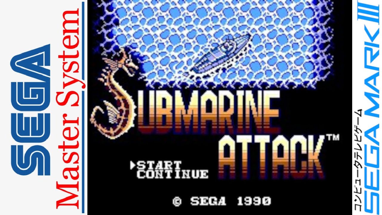 Submarine Attack Master System Longplay Playthrough SEGA 1990 - YouTube