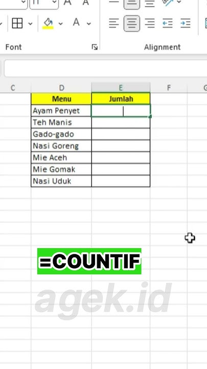 Fungsi rumus Unique dan Countif - Excel Pemula #belajarexcel #exceltutorial - YouTube