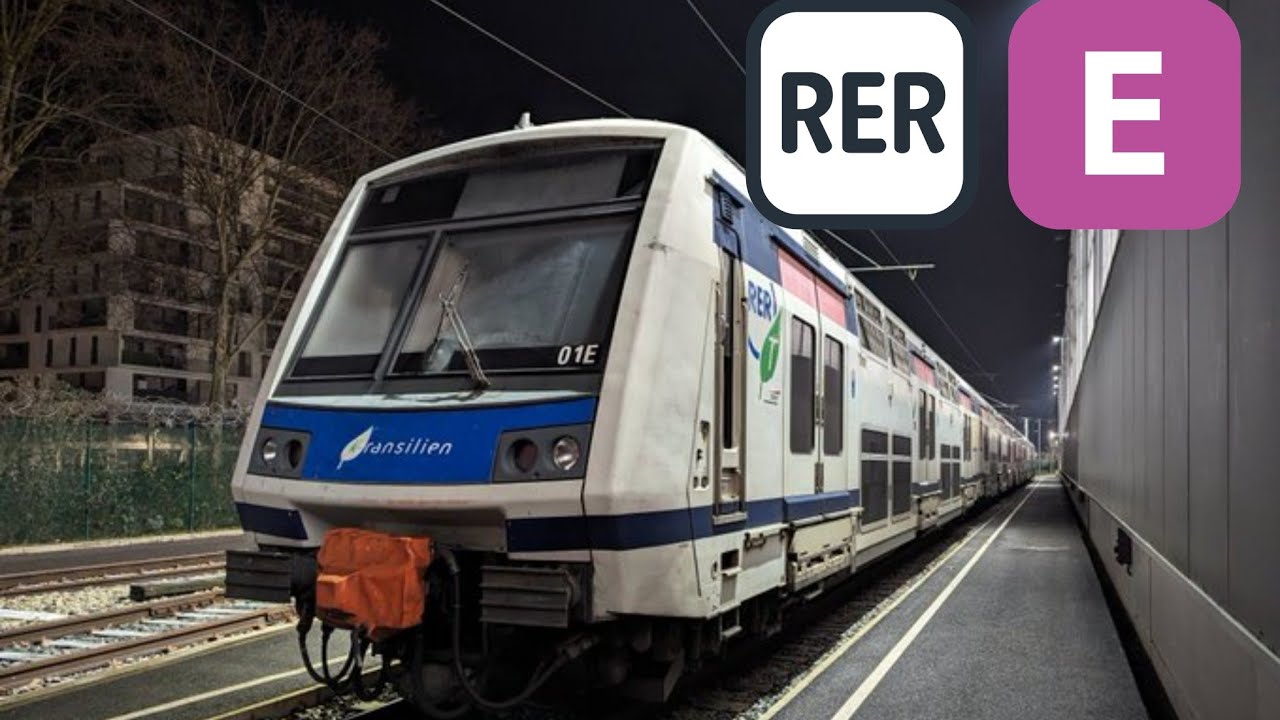 Bientot la fin des MI2N EOLE du RER E - YouTube