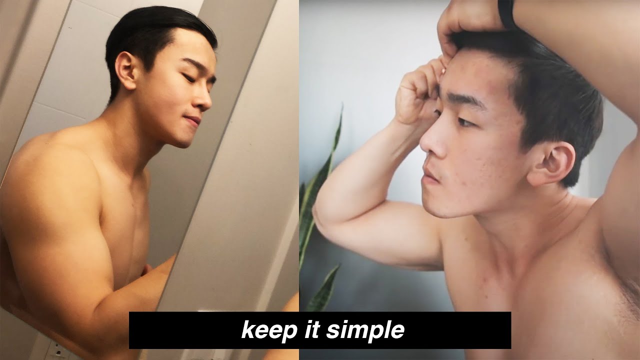 simple mens self care routine (korean style) - YouTube
