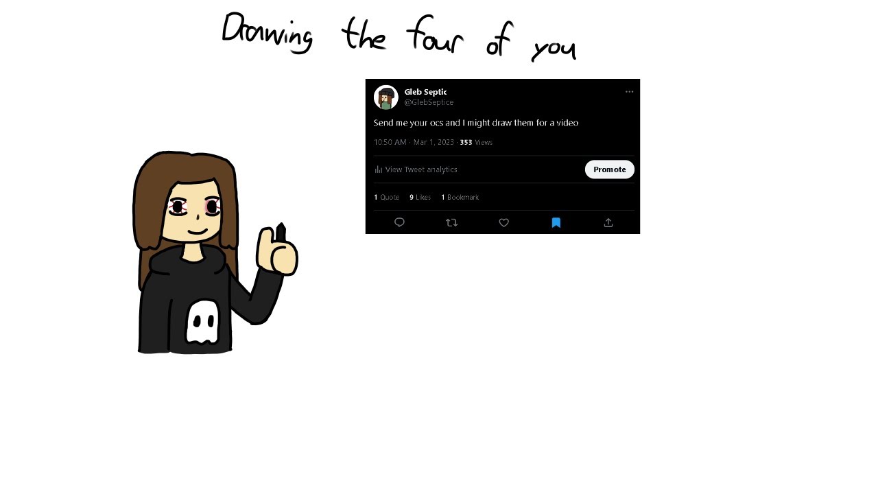 drawing 4 random people for fun - YouTube