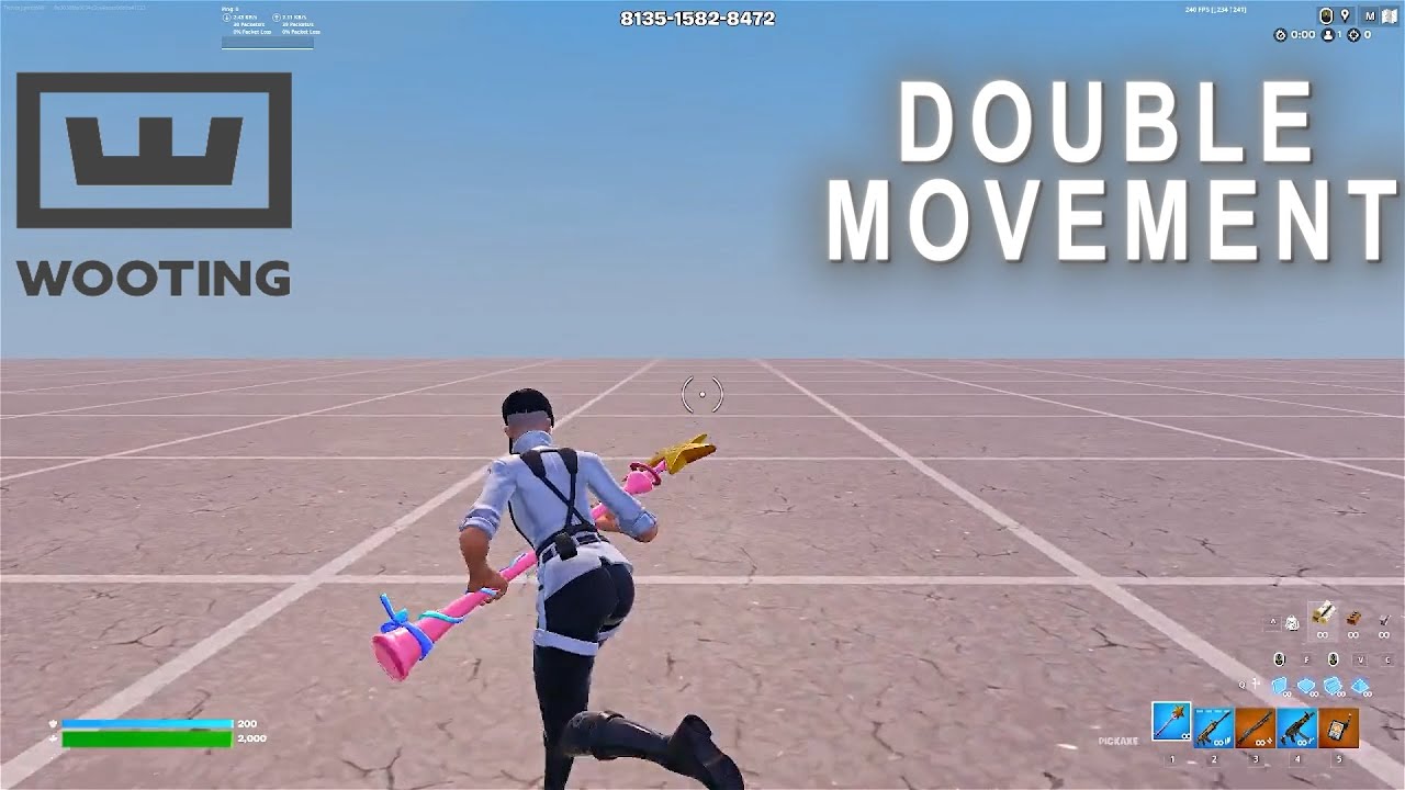 How to Get DOUBLE MOVEMENT in Fortnite Chapter 5! (Wooting) - YouTube