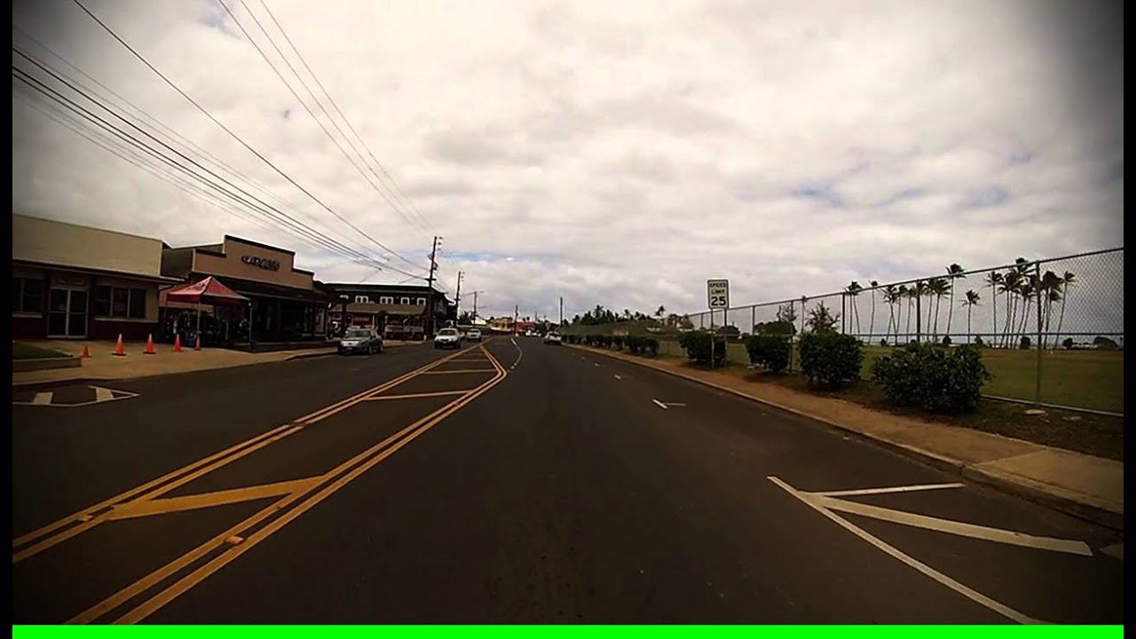 Let's take a drive thru Tour of Kapaa Town - YouTube