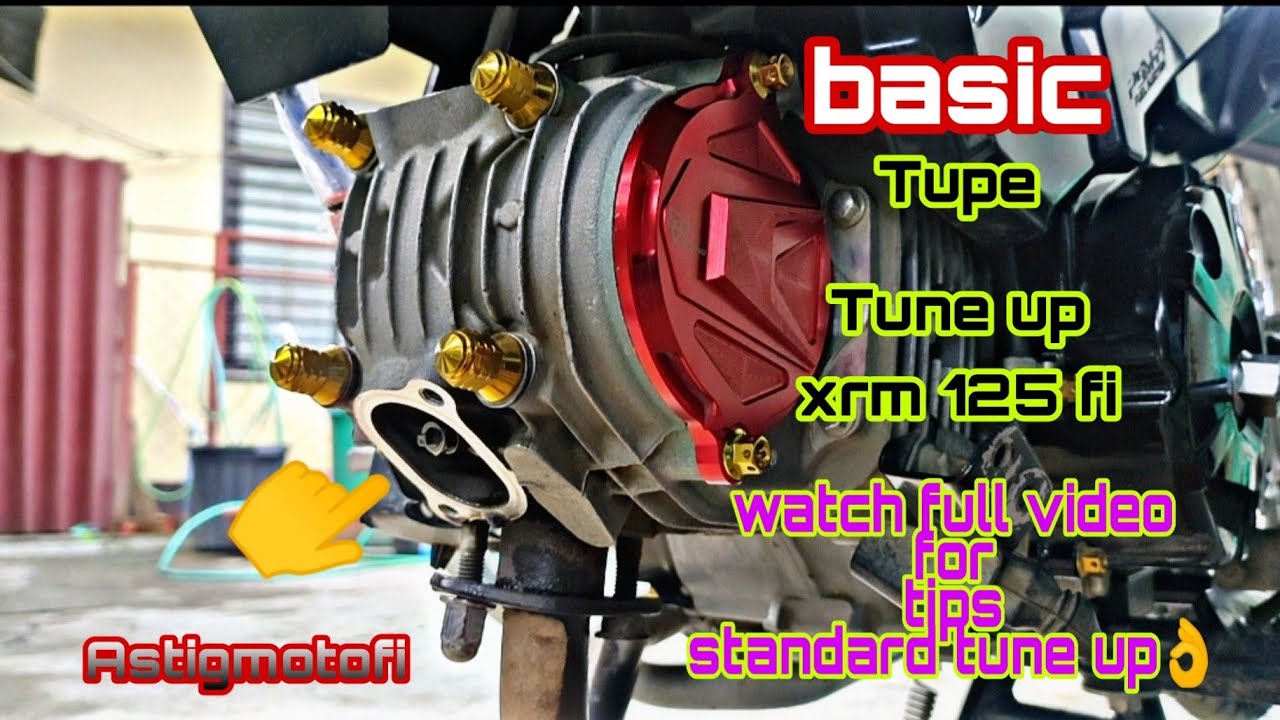 BASIC TUNE UP XRM 125 FI | Astigmotofi step by step - YouTube