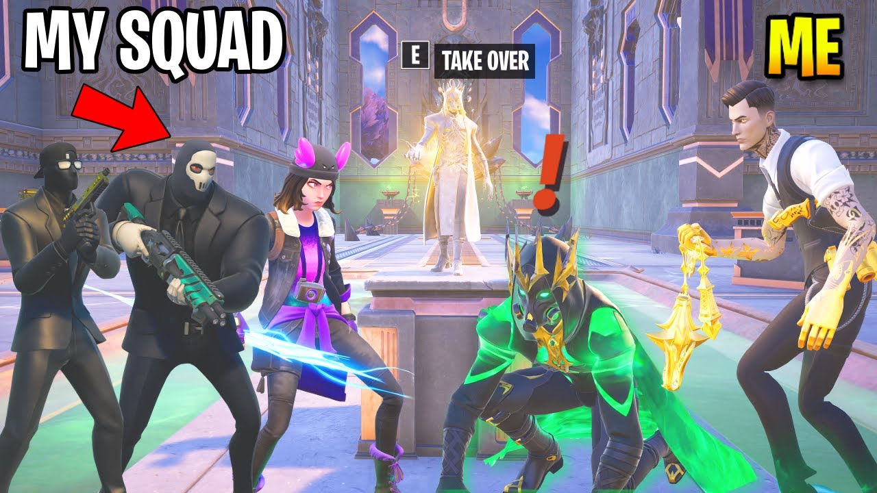 I Took Over *BOSSES* As The Midas Squad In Fortnite - YouTube