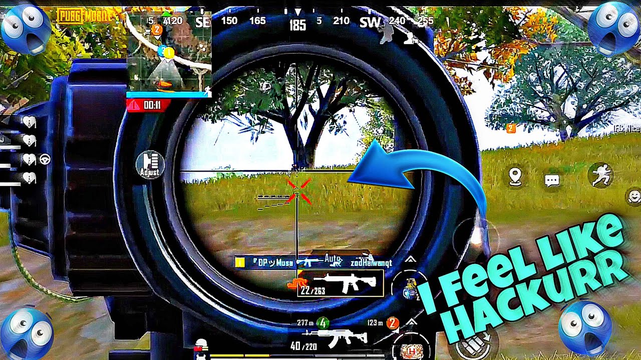 I On Hacker Mode In Pubg Mobile😱 My All Bullets Hit On Enemies Head