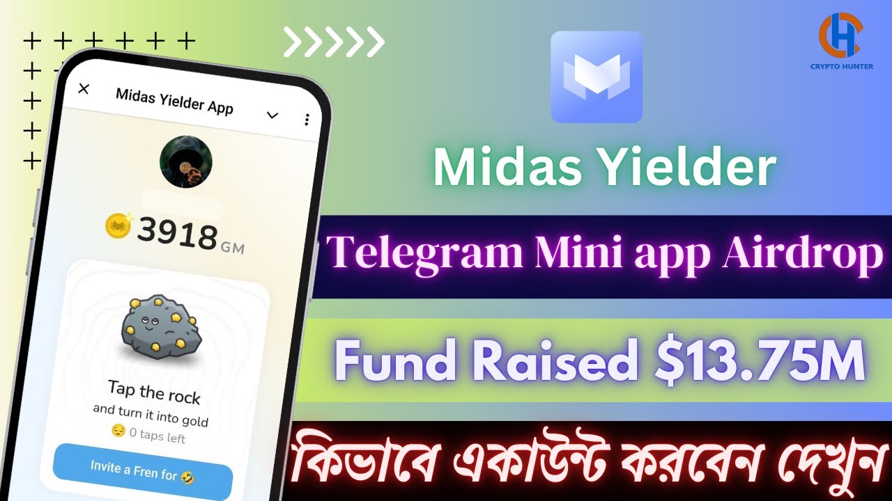 Midas Yielder TG mini app || Midas Telegram airdrop | Telegram free ...