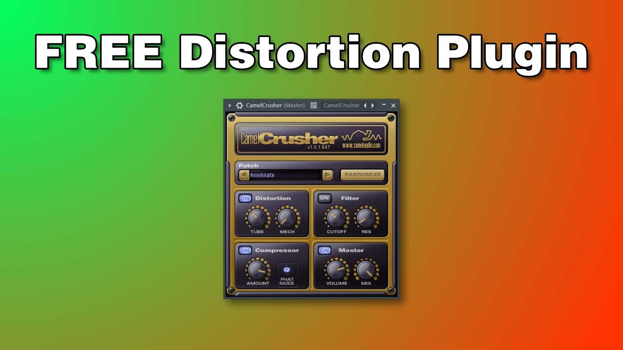 Camel Crusher - FREE Distortion Plugin - YouTube