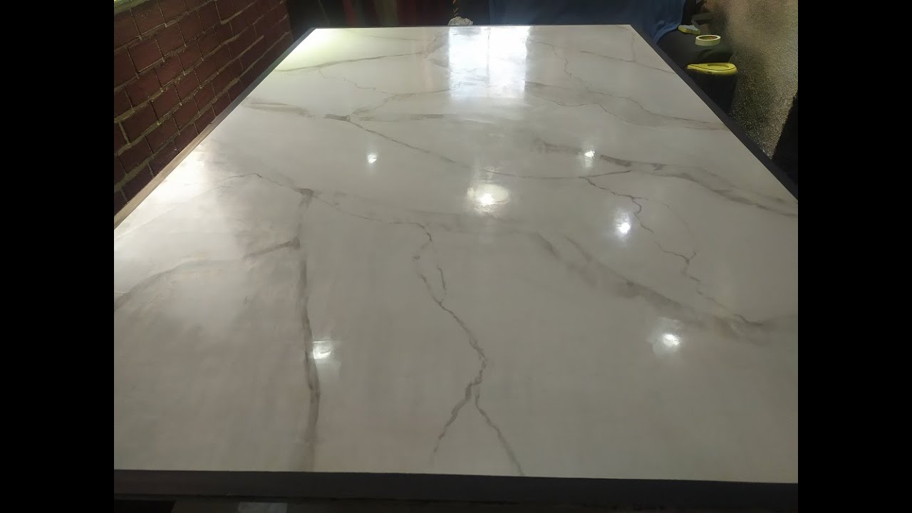 efeito mármore branco de carrara com massa acrílica pigmento xadrez ...