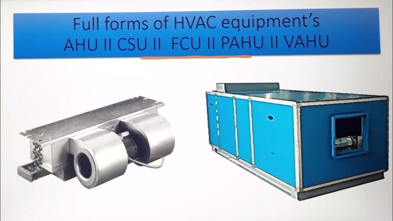 #Shorts # AHU || CSU || FCU || VAHU || PAHU - YouTube