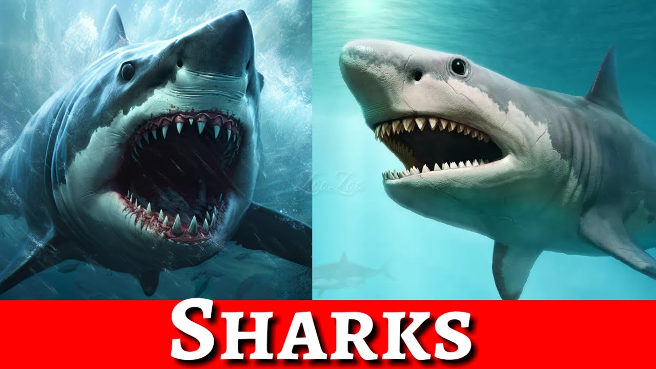 SHARKS for Kids || Learn Different Types of Sharks in the Ocean ...