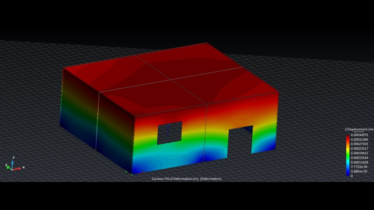 Tutorial : Masonry Structure with Concrete Slab (Elastic, 2D Elements ...