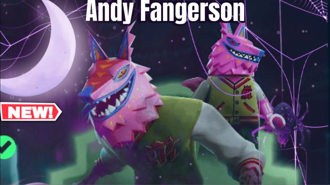 New Andy Fangerson Skin Gameplay In Fortnite - YouTube