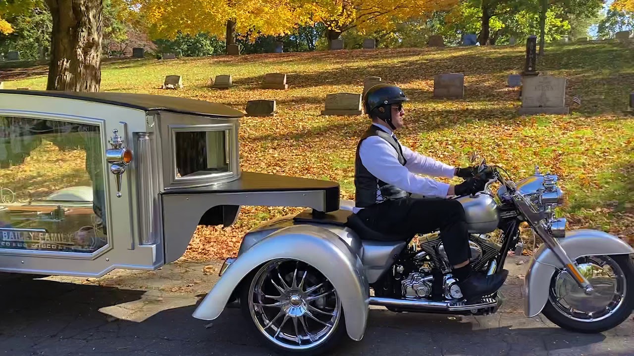 CT Last Ride - Harley Motorcycle Hearse - YouTube