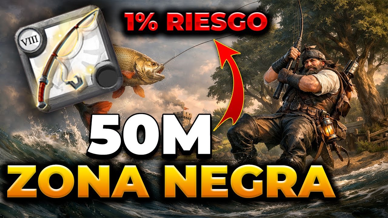 50 MILLONES EN 4 DÍAS 1% RIESGO | GUIA PRO DE PESCA 2026 | Albion ...